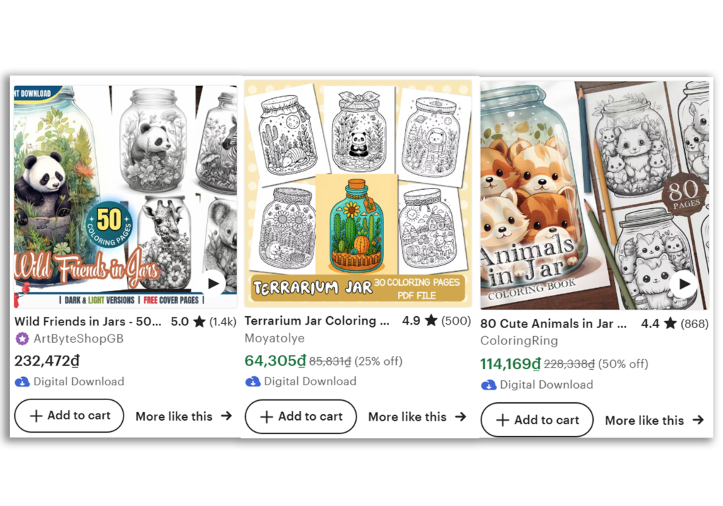 Animals In Jar FE – canicoloring.com